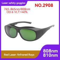 China IPL laser glasses laser protection glasses protection laser OD6 LASER 532 glasses with laser Safety Goggles UV400 Protection Wraparound Sunglasses Polarized Lens Scratch Resistant Laser Safety Goggles for sale