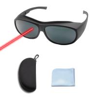China IPL laser glasses laser protection glasses protection laser OD6 LASER 532 glasses with laser Safety Goggles UV400 Protection Wraparound Sunglasses Polarized Lens Scratch Resistant Laser Safety Goggles for sale