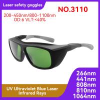 China 450nm protective glasses laser safeti glasses Laser goggles patch inside 1064nm Safety Glasses fiber laser glasses Clear PC Lens Welding Safety Glasses FOR LASER Laser Glasses protection glasses OD6 for sale