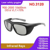 China 450nm protective glasses laser safeti glasses Laser goggles patch inside 1064nm Safety Glasses fiber laser glasses Clear PC Lens Welding Safety Glasses FOR LASER Laser Glasses protection glasses OD6 for sale