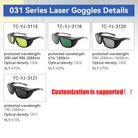 China 450nm protective glasses laser safeti glasses Laser goggles patch inside 1064nm Safety Glasses fiber laser glasses Clear PC Lens Welding Safety Glasses FOR LASER Laser Glasses protection glasses OD6 for sale
