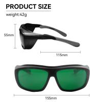 China 450nm protective glasses laser safeti glasses Laser goggles patch inside 1064nm Safety Glasses fiber laser glasses Clear PC Lens Welding Safety Glasses FOR LASER Laser Glasses protection glasses OD6 for sale