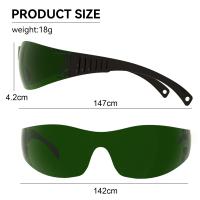 China Laser Protective Glasses Certified190-2000nm absorption protection ipl glasses Laser Glasses 755nm Laser lenses Eye Protection 1064 Zip case Safety Glasses Laser Safety GlassesLaser Protect Glasses for sale
