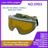 China Protection laser IPL laser glasses Laser protection glasses 560-2000nm laser protector Laser glass laser eye protection glasses with laser IPL safety glasses LASER SAFETI GLASSES laser safety glasses for sale