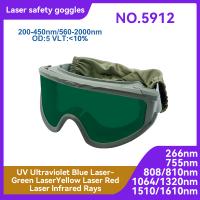 China Protection laser IPL laser glasses Laser protection glasses 560-2000nm laser protector Laser glass laser eye protection glasses with laser IPL safety glasses LASER SAFETI GLASSES laser safety glasses for sale