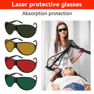 China laser protect glasses laser protection safeti glasse Laser safety glasses co2 laser protection glasses laser protective glasses laser lenses protect laser IPL SAFETY GLASSES goggles glasses CO2 LASER for sale