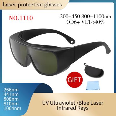China Protective glasses for laser Laser protective glasses certified laser lenses protect laser laser saftey glasses 200-450nm 800-1100nm Laser safety glasses laser glasses LASER FOR laser goggles for sale