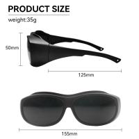 China Laser goggles patch inside 1064nm safety glasses OD3+ 200-2000nm fiber laser glasses laser protector laser protective 532 laser glasses laser protection glasses laser safety glasses laser lenses for sale