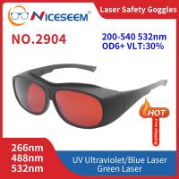 China LASER SAFETI GLASSES protection laser  200-540nm 532nm laser goggles laser protect glasses laser saftey glasses co2 laser pointer laser protection glasses laser lenses protect laser goggles glasses for sale