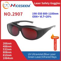 China LASER FOR fiber laser glasses 1064nm safety glasses Laser protective glasses certified OD6 LASER 532 laser protection goggles co2 laser glasses glasses for laser  Laser glass  glasses with laser for sale