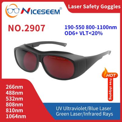 China LASER FOR fiber laser glasses 1064nm safety glasses Laser protective glasses certified OD6 LASER 532 laser protection goggles co2 laser glasses glasses for laser  Laser glass  glasses with laser for sale