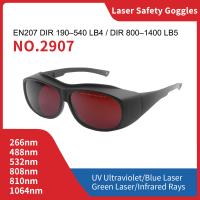 China LASER FOR fiber laser glasses 1064nm safety glasses Laser protective glasses certified OD6 LASER 532 laser protection goggles co2 laser glasses glasses for laser  Laser glass  glasses with laser for sale