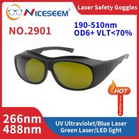 China Laser protective glasses certified ipl glasses laser protector laser protective 532 laser safety glasses LASER LASER 450nm protective glasses laser protection Laser goggles patch inside for laser for sale