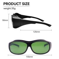 China Laser protect glasses laser protection glasses LASER SAFETI GLASSES Laser safety glasses co2 laser protection glasses Laser protective glasses certified 765-865nm OD6+ laser protector laser protective for sale