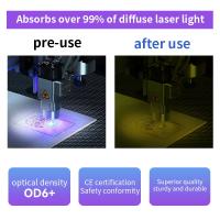 China Laser protector laser protective 532 Laser protective lenses co2 laser protection glasses laser lenses protect laser 200-450nm 800-1100nm laser protection goggles IPL GLASSES Laser glasses party for sale