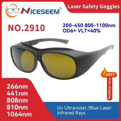 China Laser protector laser protective 532 Laser protective lenses co2 laser protection glasses laser lenses protect laser 200-450nm 800-1100nm laser protection goggles IPL GLASSES Laser glasses party for sale