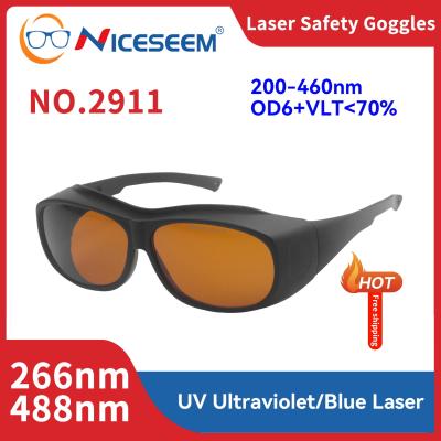 China Professional laser glasses laser protection safeti glasse glasses for laser ipl laser glasses glasses with laser 200-460nm OD6 Laser protective glasses certified professional laser glasses Laser glass for sale