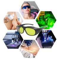 China Laser safety glasses  LASER SAFETI GLASSES laser protection glasses laser protection safeti glasse Laser protective lenses 200-460nm 900-2000nm co2 laser protection glasses 1064nm safety glasses for sale