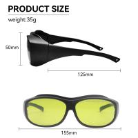 China Laser safety glasses  LASER SAFETI GLASSES laser protection glasses laser protection safeti glasse Laser protective lenses 200-460nm 900-2000nm co2 laser protection glasses 1064nm safety glasses for sale
