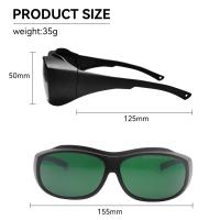 China Laser protective lenses 1064nm safety glasses laser protective glasses IPL SAFTY GLASSES co2 laser protection glasses Laser protective glasses certified 610-1200nm OD6 laser protector laser protective for sale