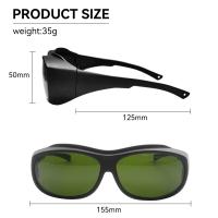 China OD6 LASER 532 laser protection glasses laser protector laser eye protection co2 laser protection glasses 750-2000nm laser level glasses protective glasses for laser laser goggles laser protect glasses for sale