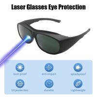 China Laser glasses laser protection glasses Laser protective glasses certified laser protection lenses laserprotective sheet 190-460nm 460-630nm OD1+ OD6 630-2000nm for laser laser protective glasses for sale