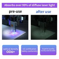 China Laser glasses laser protection glasses Laser protective glasses certified laser protection lenses laserprotective sheet 190-460nm 460-630nm OD1+ OD6 630-2000nm for laser laser protective glasses for sale