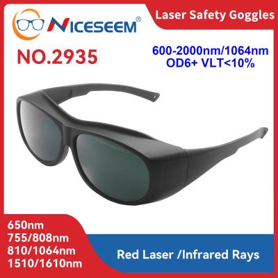 China LASER FOR 450nm protective glasses laser safeti glasses Laser goggles patch inside laser welding glasses 600-2000nm 1064nm Laser glasses protection professional laser glasses glasses laser protection for sale