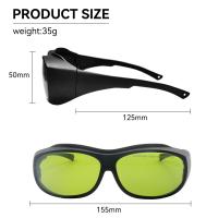China Laser protection safeti glasse goggles glasses laser lenses Laser glasses protection 900-3500nm 9000-11000nm 10600nm laser protector laser protective 532 glasses laser protection laser welding glasses for sale