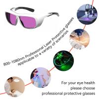 China co2 laser protection glasses co2 laser protection glasses eye protection glasses professional laser glasses 808nm 810nm 904nm 980nm 1064nm 800-1080nm Laser glasses protection eye protection glasses for sale