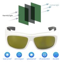 China LASER LASER Laser protective glasses certified laser protect glasses laser lenses protect laser laser protector laser protective 532 laser protection glasses 190-510nm laser protective glasses for sale