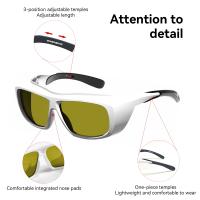 China LASER LASER Laser protective glasses certified laser protect glasses laser lenses protect laser laser protector laser protective 532 laser protection glasses 190-510nm laser protective glasses for sale