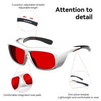 China LASER PROTECT GLASSES safety glasses laser protection glasses laser protect glasses laser glasses 266nm 488nm 532nm 200-540nm Laser  laser protection lenses laserprotective sheet laser protection for sale