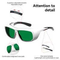China LASER GLASSES Laser safety glasses laser protect glasses 590-690nm 632nm Yellow Laser Red Laser co2 laser protection glasses laser lenses protect laser laser lenses protect laser laser saftey glasses for sale