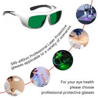 China LASER GLASSES Laser safety glasses laser protect glasses 590-690nm 632nm Yellow Laser Red Laser co2 laser protection glasses laser lenses protect laser laser lenses protect laser laser saftey glasses for sale