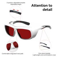 China Laser safety glasses LASER SAFETI GLASSES laser protection 190-550nm 800-1100nm 266nm 488nm 532nm 810nm Infrared Rays protection laser Laser protective lenses laser lenses protect laser ipl glasses for sale