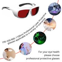 China Laser safety glasses LASER SAFETI GLASSES laser protection 190-550nm 800-1100nm 266nm 488nm 532nm 810nm Infrared Rays protection laser Laser protective lenses laser lenses protect laser ipl glasses for sale