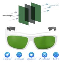 China Laser protective glasses IPL GLASSES ipl protect glasses 765-865nm 808nm 810nm  Red Laser Infrared Rays co2 laser protection glasses laser glasses LASER LRNSES  laser protection sheet goggles glasses for sale