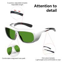 China Laser protective glasses IPL GLASSES ipl protect glasses 765-865nm 808nm 810nm  Red Laser Infrared Rays co2 laser protection glasses laser glasses LASER LRNSES  laser protection sheet goggles glasses for sale