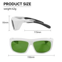 China Laser protective glasses IPL GLASSES ipl protect glasses 765-865nm 808nm 810nm  Red Laser Infrared Rays co2 laser protection glasses laser glasses LASER LRNSES  laser protection sheet goggles glasses for sale