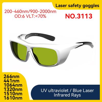 China laser protection glases IPL glasses protective laser eye protection laser level glasses 1320nm 1510nm OD6+ LASER PROTECTIVE LENSES  co2 laser protection glasses ipl safety glasses glasses with laser for sale