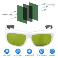 China laser protection glases IPL glasses protective laser eye protection laser level glasses 1320nm 1510nm OD6+ LASER PROTECTIVE LENSES  co2 laser protection glasses ipl safety glasses glasses with laser for sale