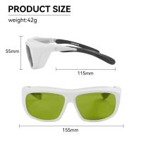 China laser protection glases IPL glasses protective laser eye protection laser level glasses 1320nm 1510nm OD6+ LASER PROTECTIVE LENSES  co2 laser protection glasses ipl safety glasses glasses with laser for sale