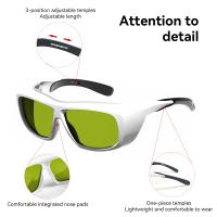 China laser protection glases IPL glasses protective laser eye protection laser level glasses 1320nm 1510nm OD6+ LASER PROTECTIVE LENSES  co2 laser protection glasses ipl safety glasses glasses with laser for sale