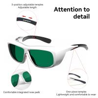 China LASER SAFETI GLASSES 1064nm glasses laser protection  safety glasses laser protect glasses 610-1200nm 755nm 810nm 808nm laser safeti glasses co2 laser protection glasses laser lenses protect laser for sale