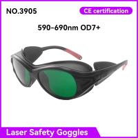 China LASER FOR laser protection glasses laser safety glasses 590-690nm OD7+ CE laser protection glasses laser prlaser safeti glasses prootective glasses Laser glasses party co2 laser protection glasses for sale