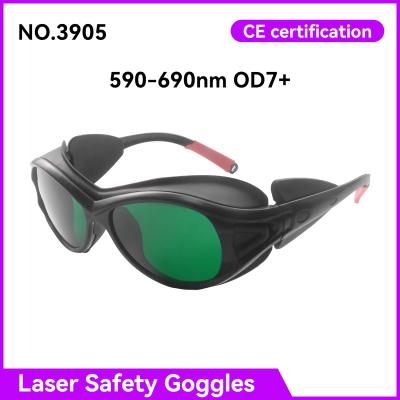 China LASER FOR laser protection glasses laser safety glasses 590-690nm OD7+ CE laser protection glasses laser prlaser safeti glasses prootective glasses Laser glasses party co2 laser protection glasses for sale