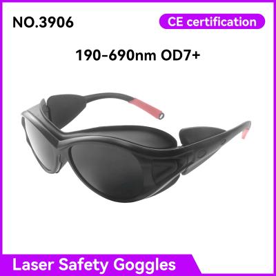 China laser protective glasses LASER LASER laser protector laser protective 532 190-690nm OD7+ laser glasses laser protective glasses laser protection safeti glasse laser saftey glasses eye protection glass for sale