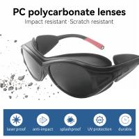 China laser protective glasses LASER LASER laser protector laser protective 532 190-690nm OD7+ laser glasses laser protective glasses laser protection safeti glasse laser saftey glasses eye protection glass for sale