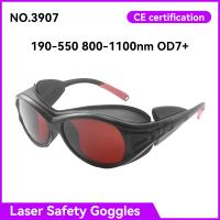 China LASER SAFETI GLASSES laser protection glasses laser eye protection laser protect glasses 190-550nm 800-1100nm OD7+ laser saftey glasses laser protect glasses ipl safety glasses laser level glasses for sale